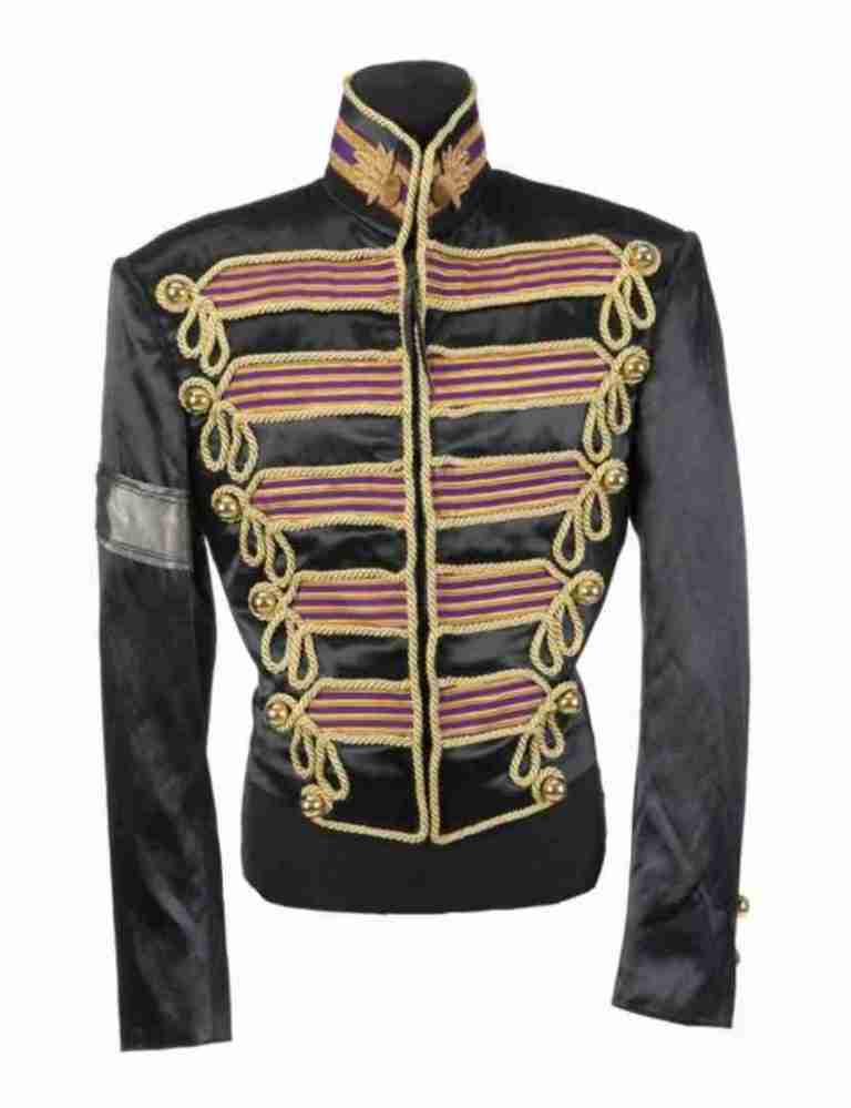 Michael Jackson Black Military Jacket - MJ outfits