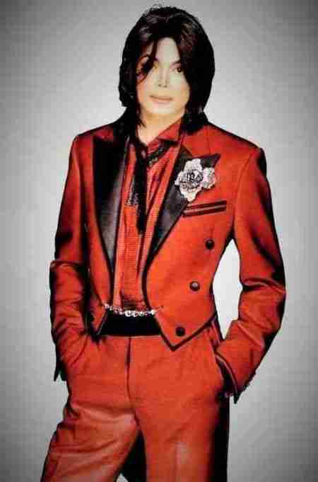 Michael Jackson Red Formal Costume - Mjoutfits